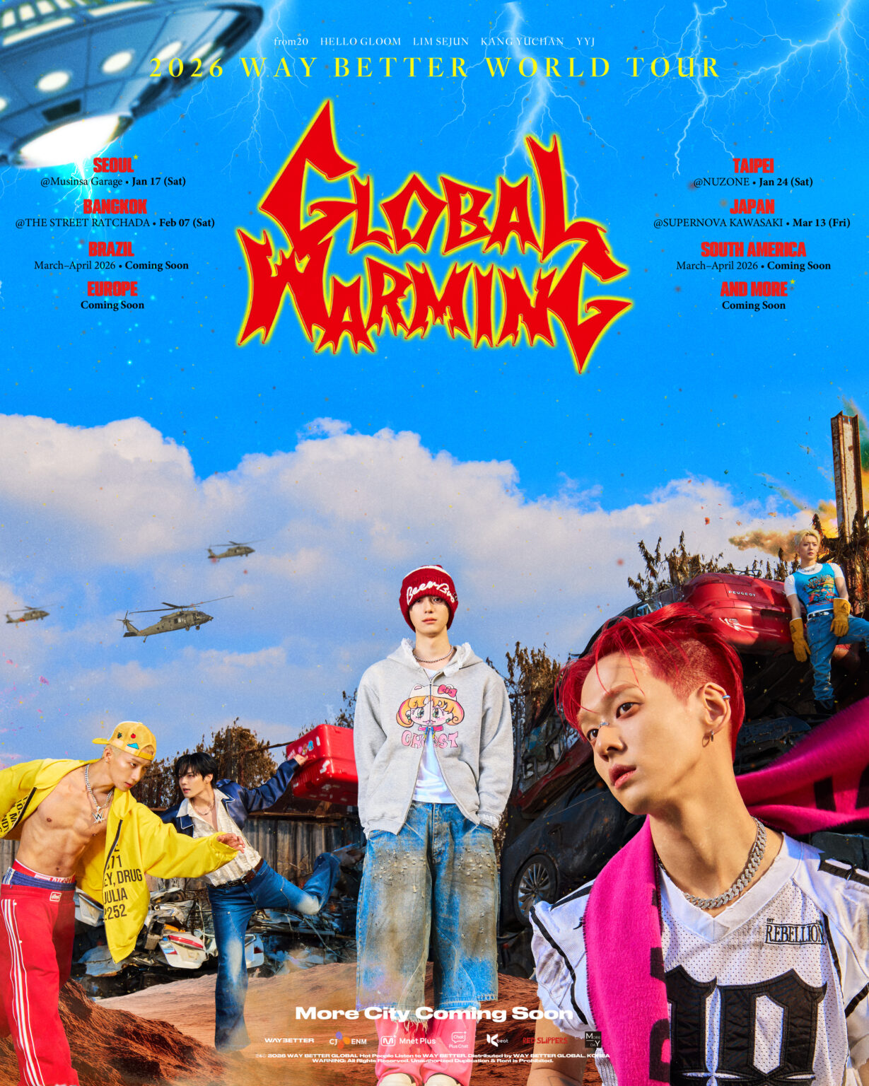 2026 WAY BETTER WORLD TOUR GLOBAL WARMING in JAPAN티켓판매 안내 | NEO:SPACE